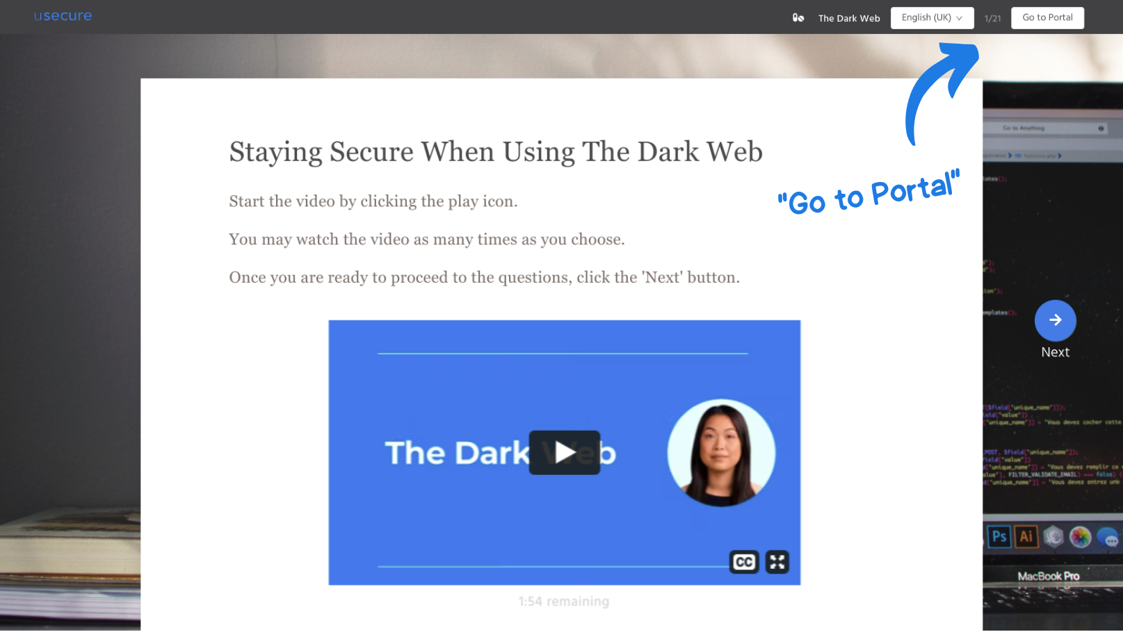 End User Portal — Give staff the keys to understanding and reducing ...