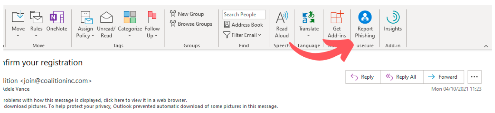 What is a phishing simulation test?