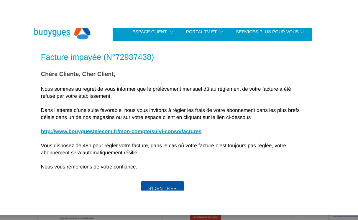 Top 9 des e-mails de phishing les plus courants