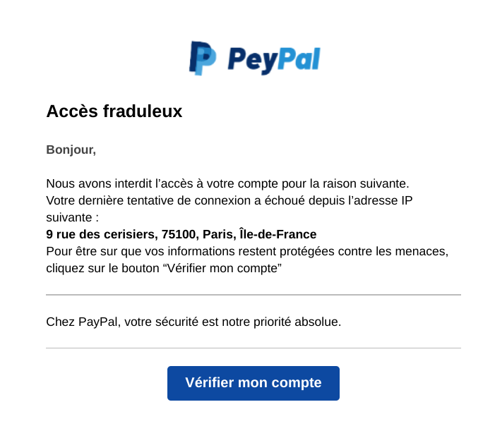 Top 9 des e-mails de phishing les plus courants